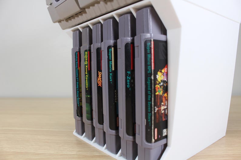 SNES Game Console and Cartridge Display Stand - Etsy