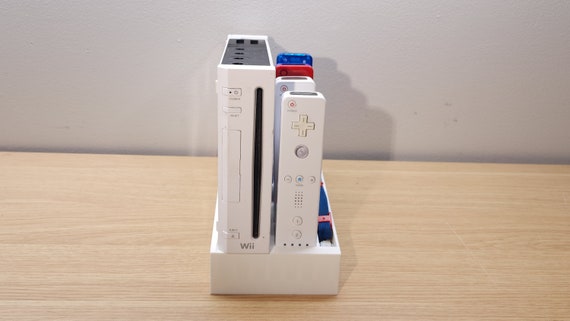 Nintendo Wii Console Display Stand Wii Controller Holder AA Battery Holder Wii Game Storage Etsy UK