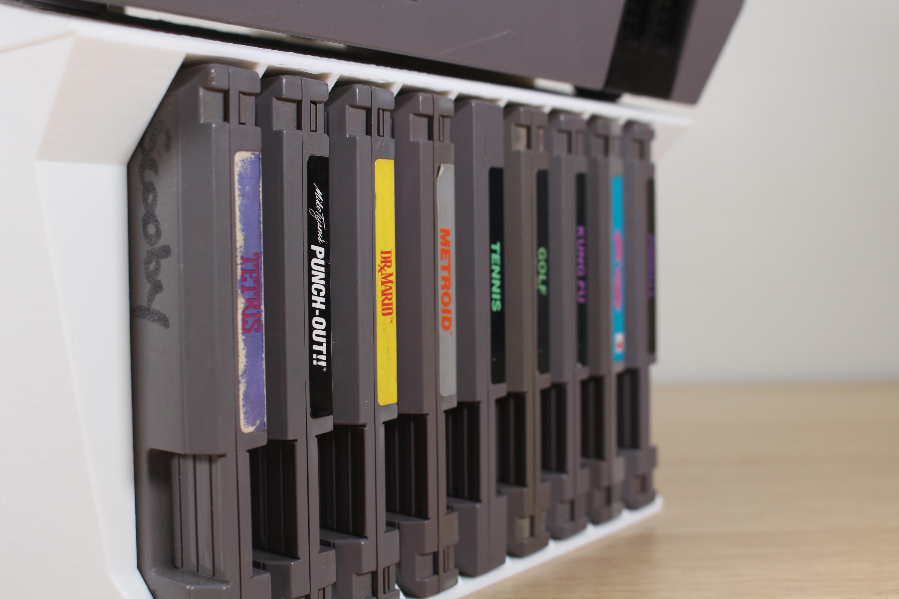 NES Game Console and Cartridge Display Stand - Etsy
