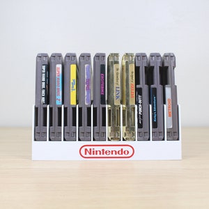 NES Game Display Stand: 3D Printed Cartridge Storage (10 Count) - Etsy