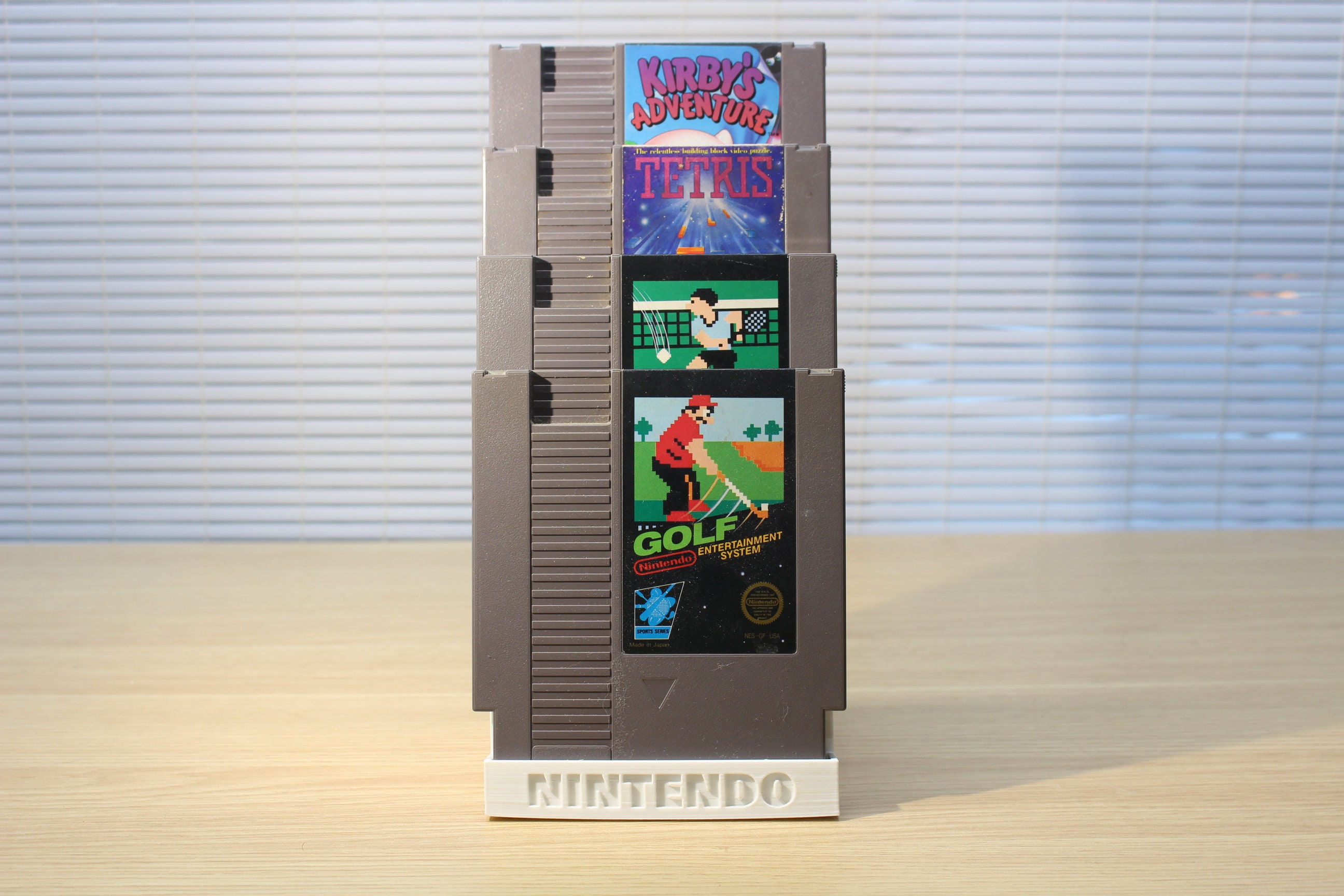 Nintendo Entertainment System Cartridge Game Stand Etsy