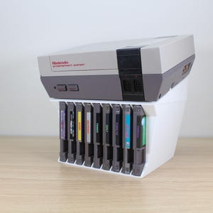 NES Game Console and Cartridge Display Stand - Etsy