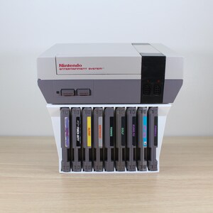 NES Game Console and Cartridge Display Stand - Etsy