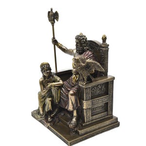 Zeus and Hera Cold Cast Bronze Sculpture: Greek Mythology Decor - Etsy