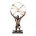 Atlas Carrying the Celestial Spheres Statue 8.25''H, Bronze Finished ...