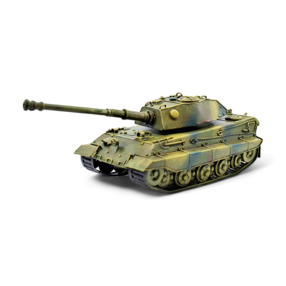Vintage Metal Tank Model | WWII King Tiger Tank Inspired Decor | Gift ...