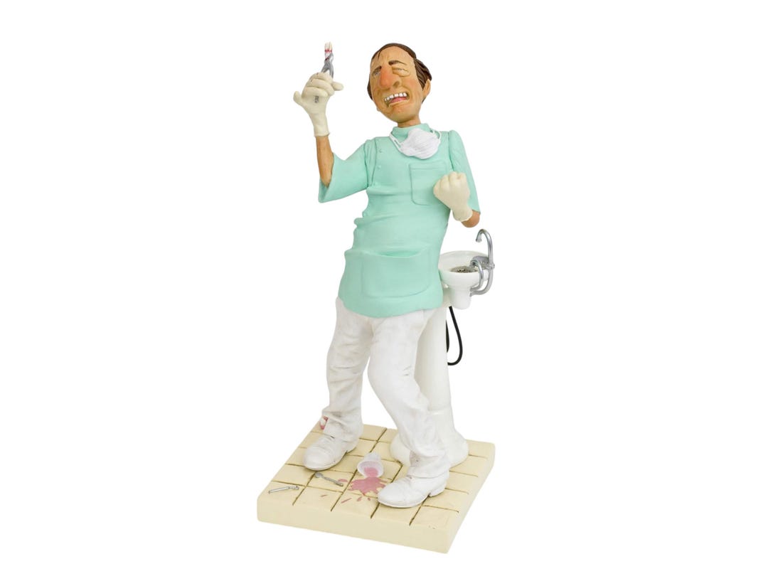 Guillermo Forchino "the Dentist" Figurine – Funny Handmade Dentist ...