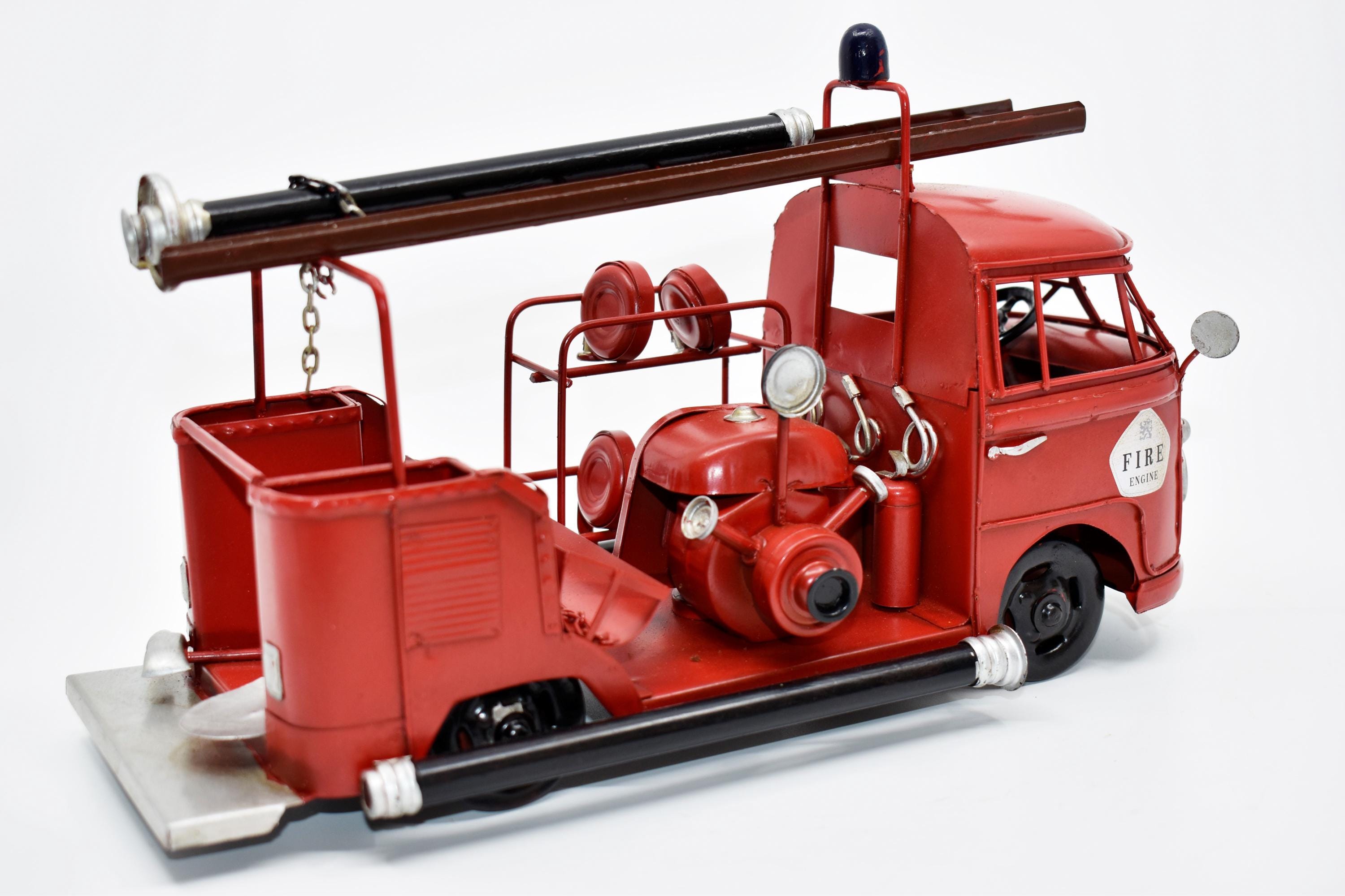 Vintage Metal Fire Truck Model: VW T1 Inspired Decor - Etsy