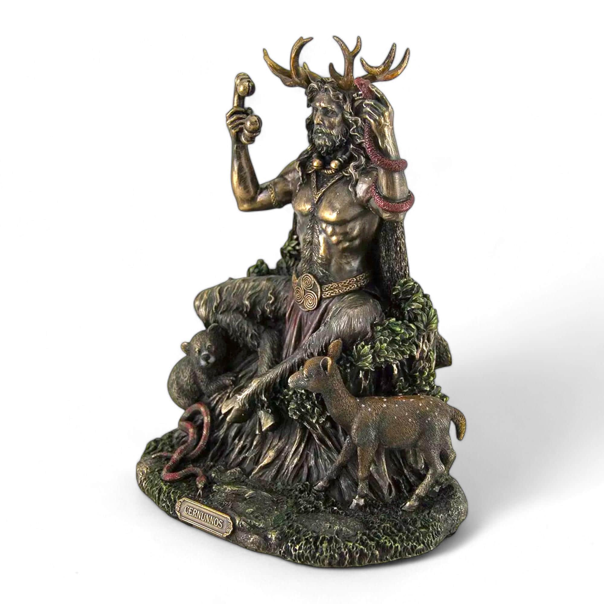 Celtic God Cernunnos Statue Bronze Finish 9''H - Etsy
