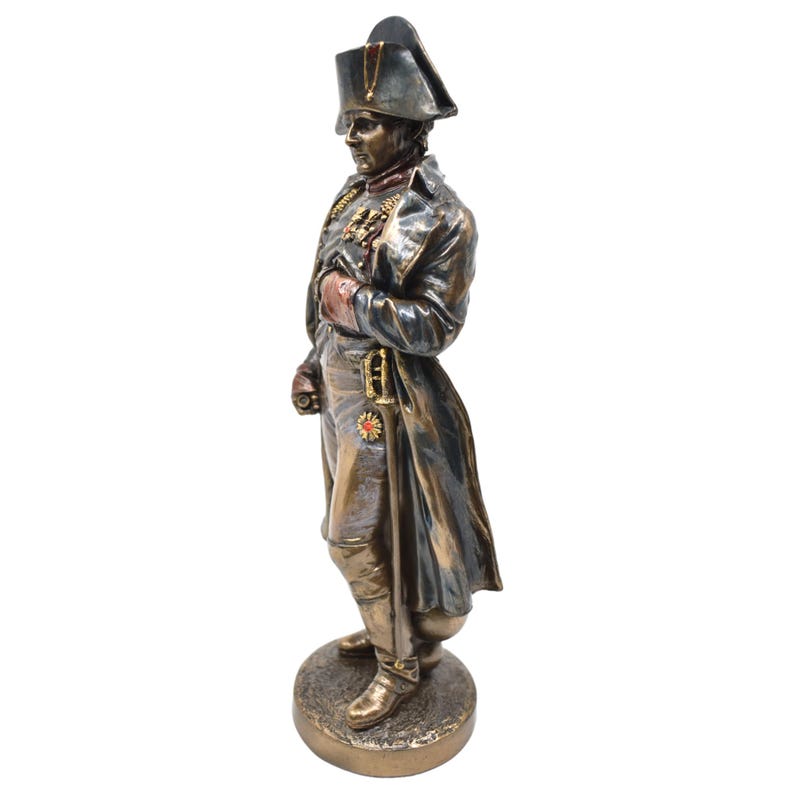 Napoleon Bonaparte Statue Bronze Style Historical Figurine Desk Decor ...
