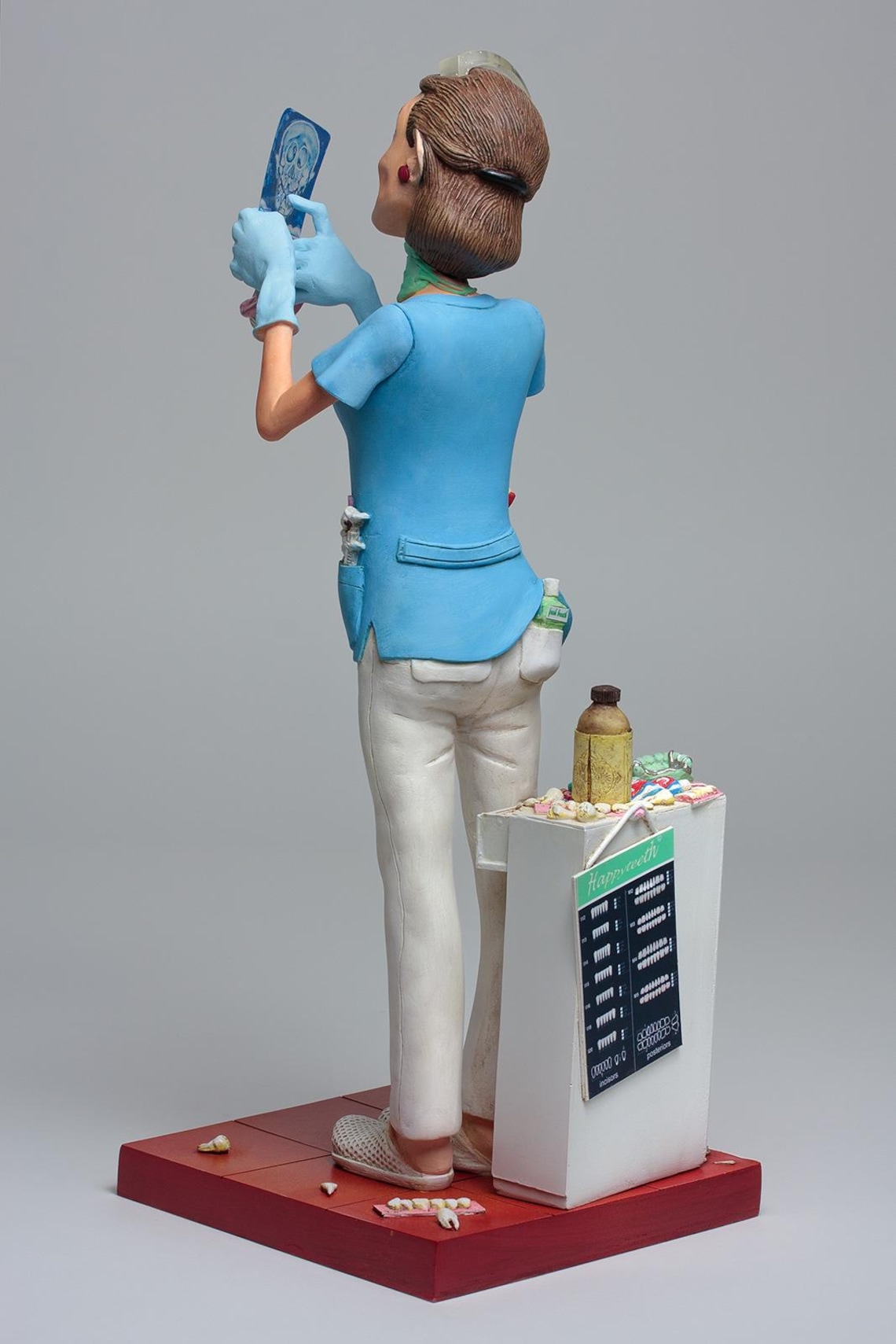 Guillermo Forchino Lady Dentist Figurine: Humorous Dental Office Decor ...