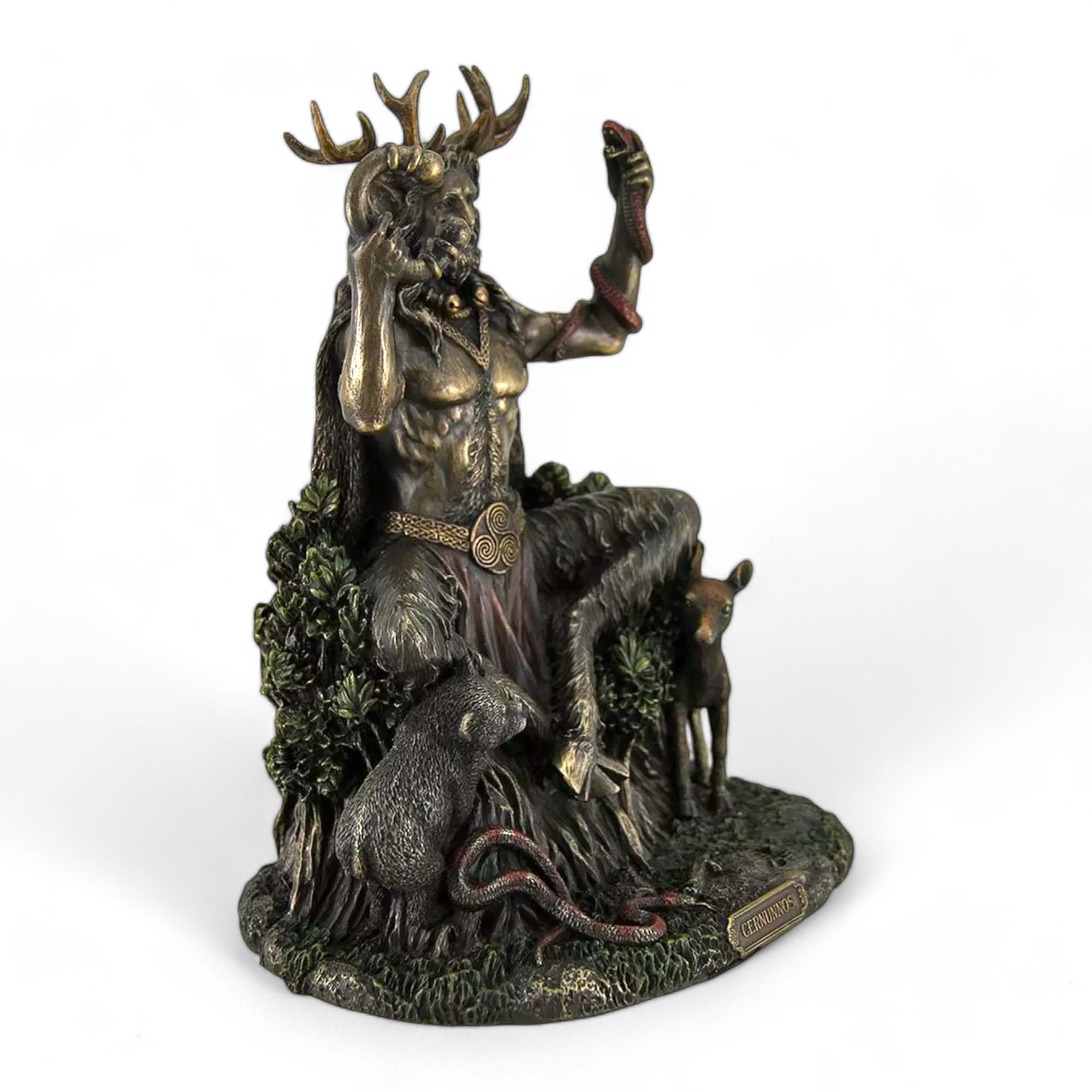 Celtic God Cernunnos Statue Bronze Finish 9''H - Etsy