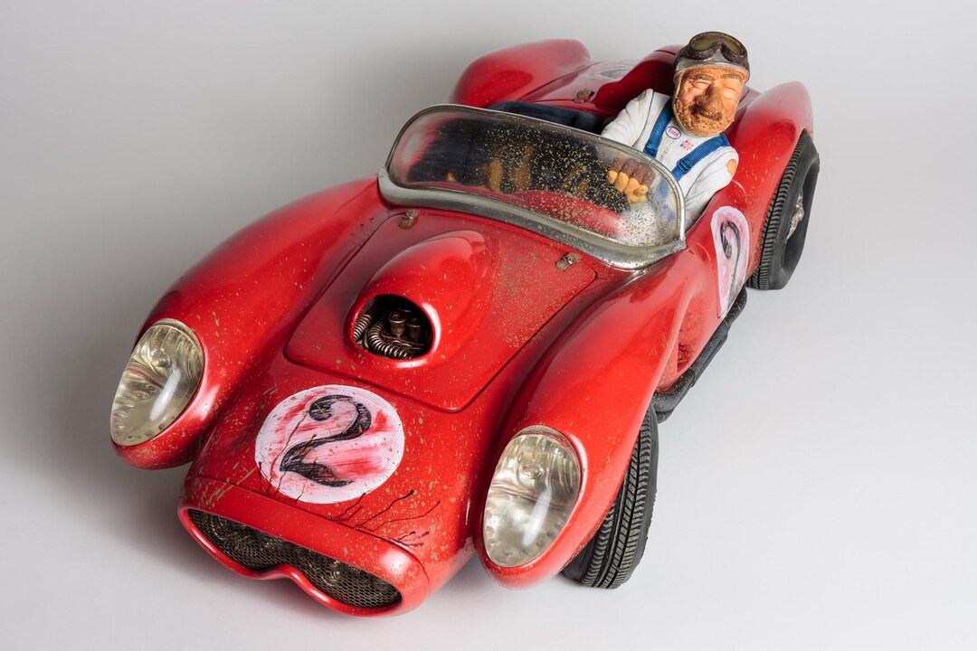 Forchino "the Fireball" Figurine: Handmade Resin Racing Car Sculpture ...