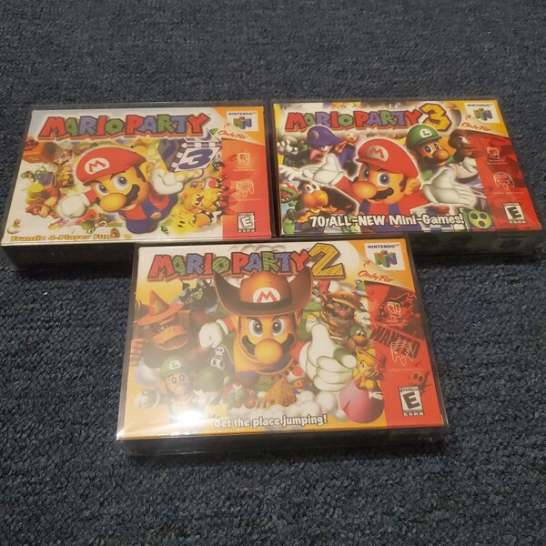 Mario Party Nintendo 64 - Etsy