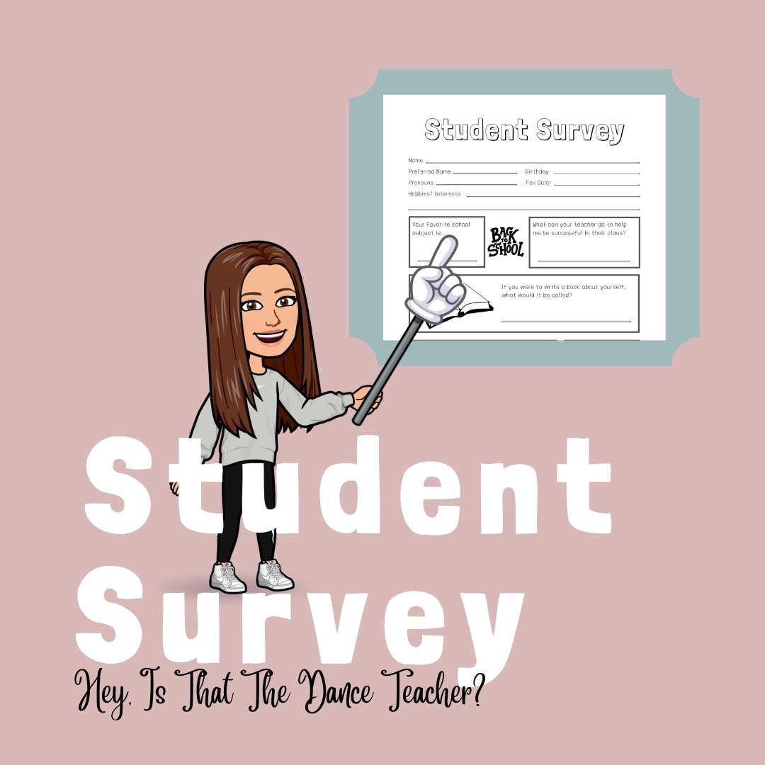Student Survey - Digital Survey - Etsy