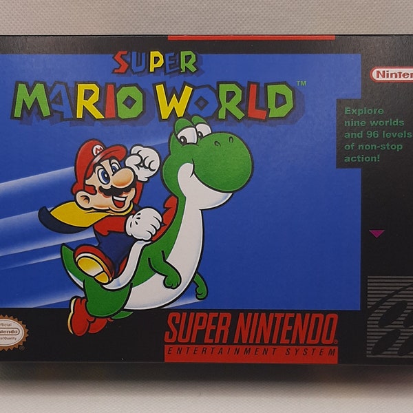 Super Mario World Snes - Etsy