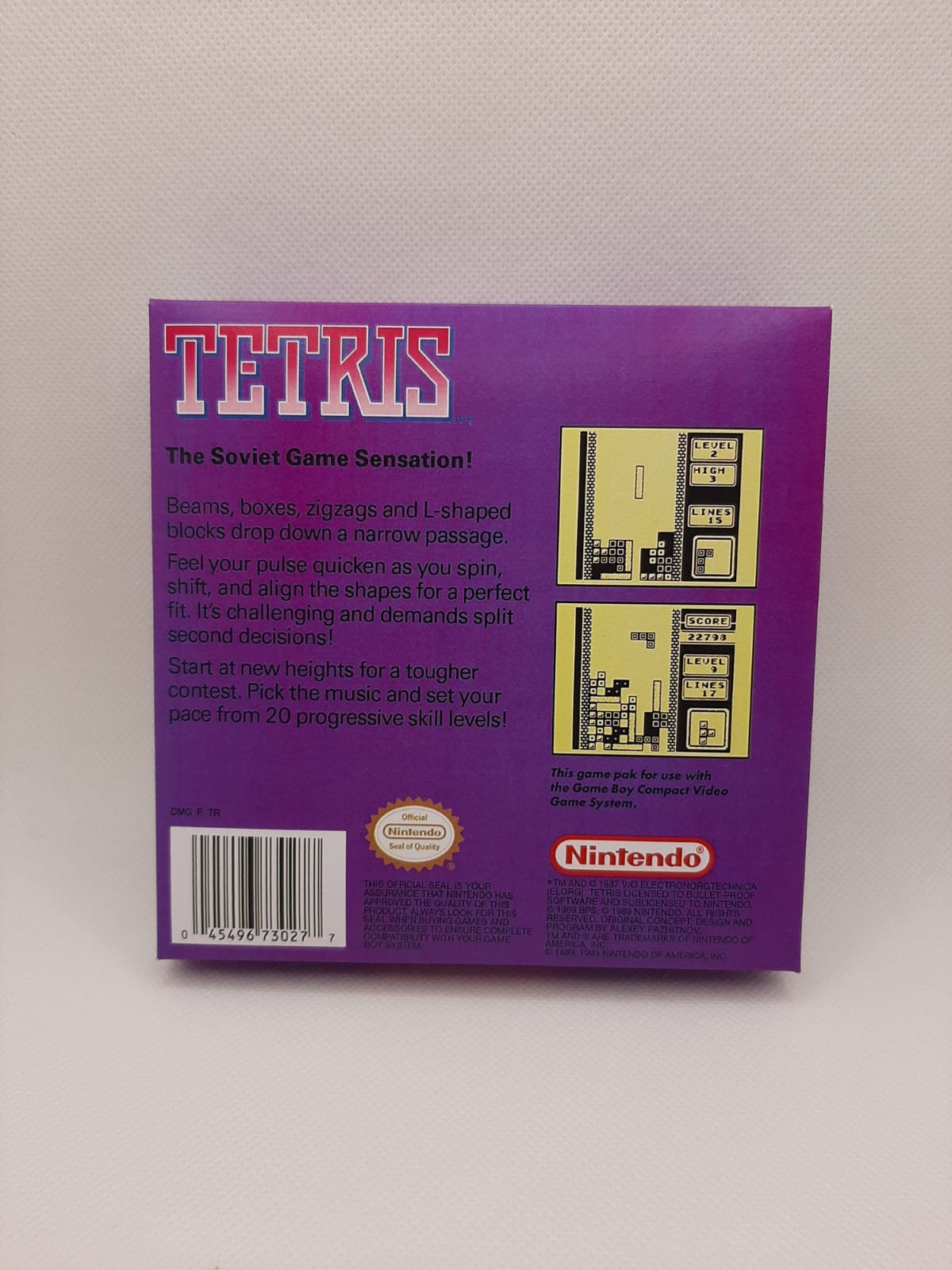 GAME BOY - TETRIS - Box Cover Only - Etsy