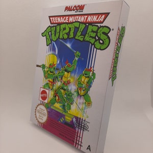 NES Teenage Mutant Ninja Turtles - Box Cover Only - Etsy