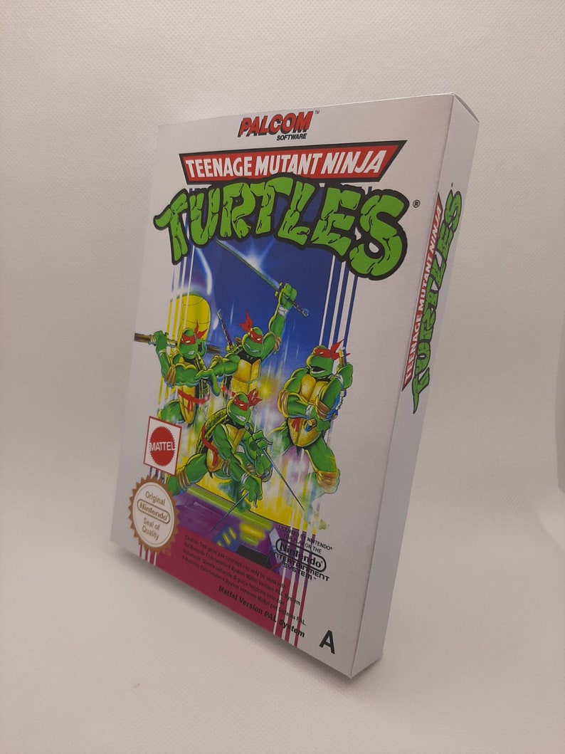 NES Teenage Mutant Ninja Turtles - Box Cover Only - Etsy
