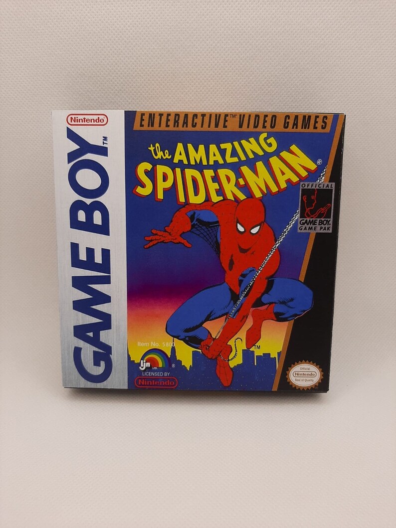GAME BOY - the Amazing Spider-man - Solo Copertina - Etsy