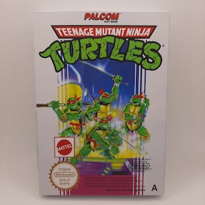 NES Teenage Mutant Ninja Turtles - Box Cover Only - Etsy