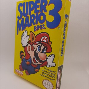NES Super Mario Bros. 3 - Box Cover Only - Etsy