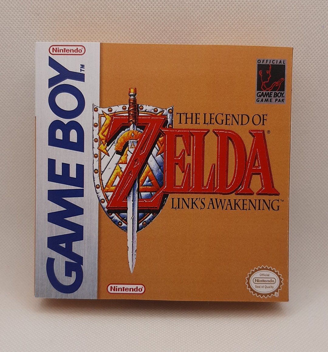 GAME BOY - the Legend of Zelda Link's Awakening- Box Cover Only - Etsy
