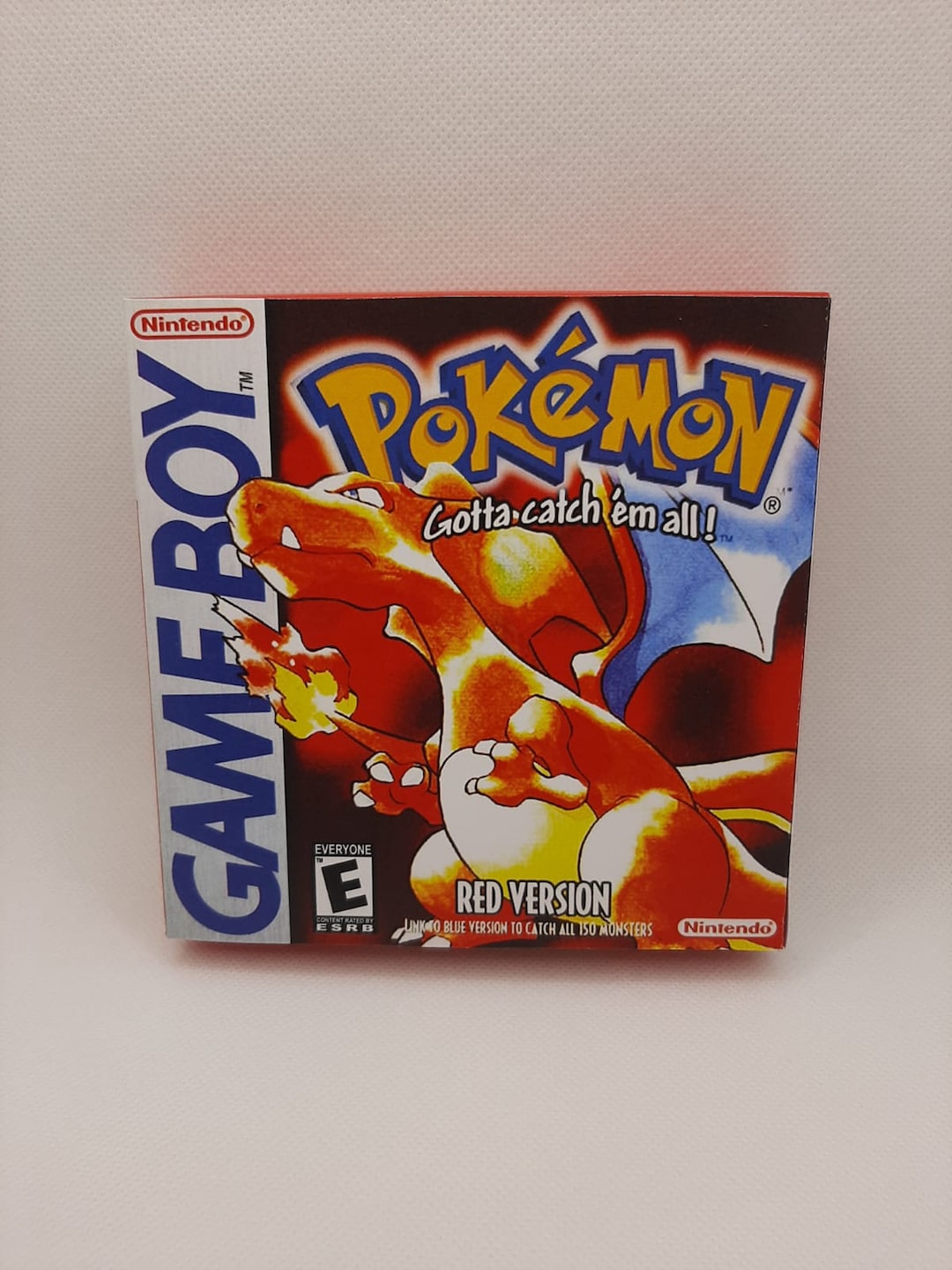 GAME BOY Pokémon Red Box Cover Only - Etsy