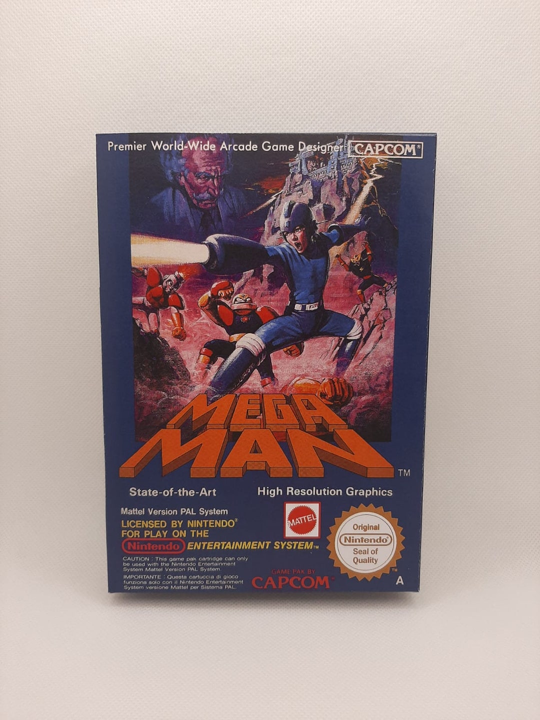 NES Mega Man 1 Solo Copertina Della Scatola - Etsy