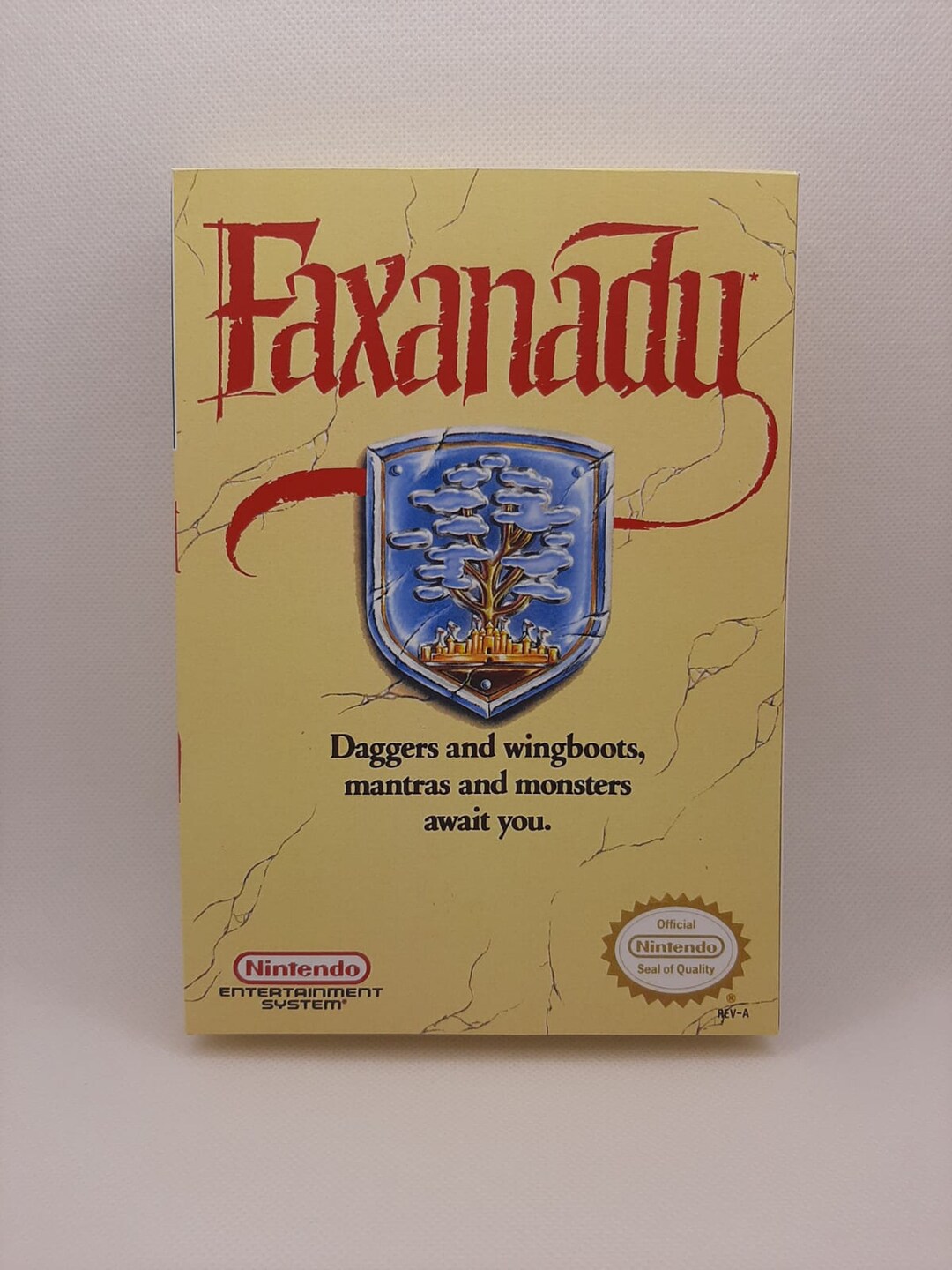 NES Faxanadu Box Cover Only - Etsy