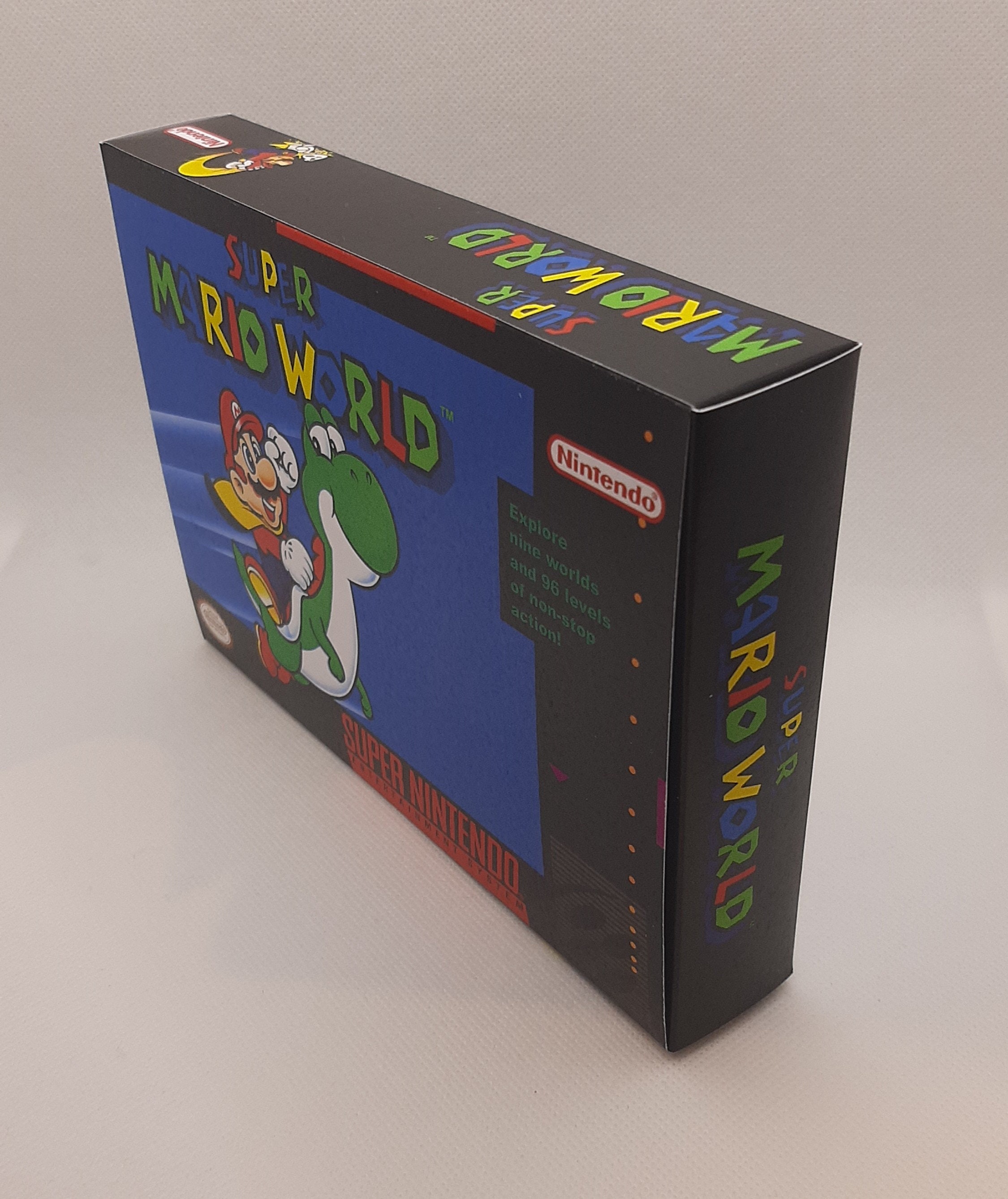 SNES - Super Mario World - Box Cover Only - Etsy