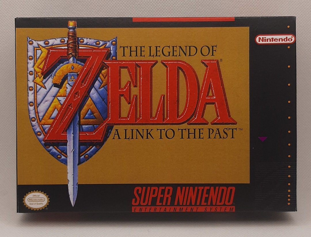 SNES - the Legend of Zelda A Link to the Past - Box Cover Only Ver.1 - Etsy