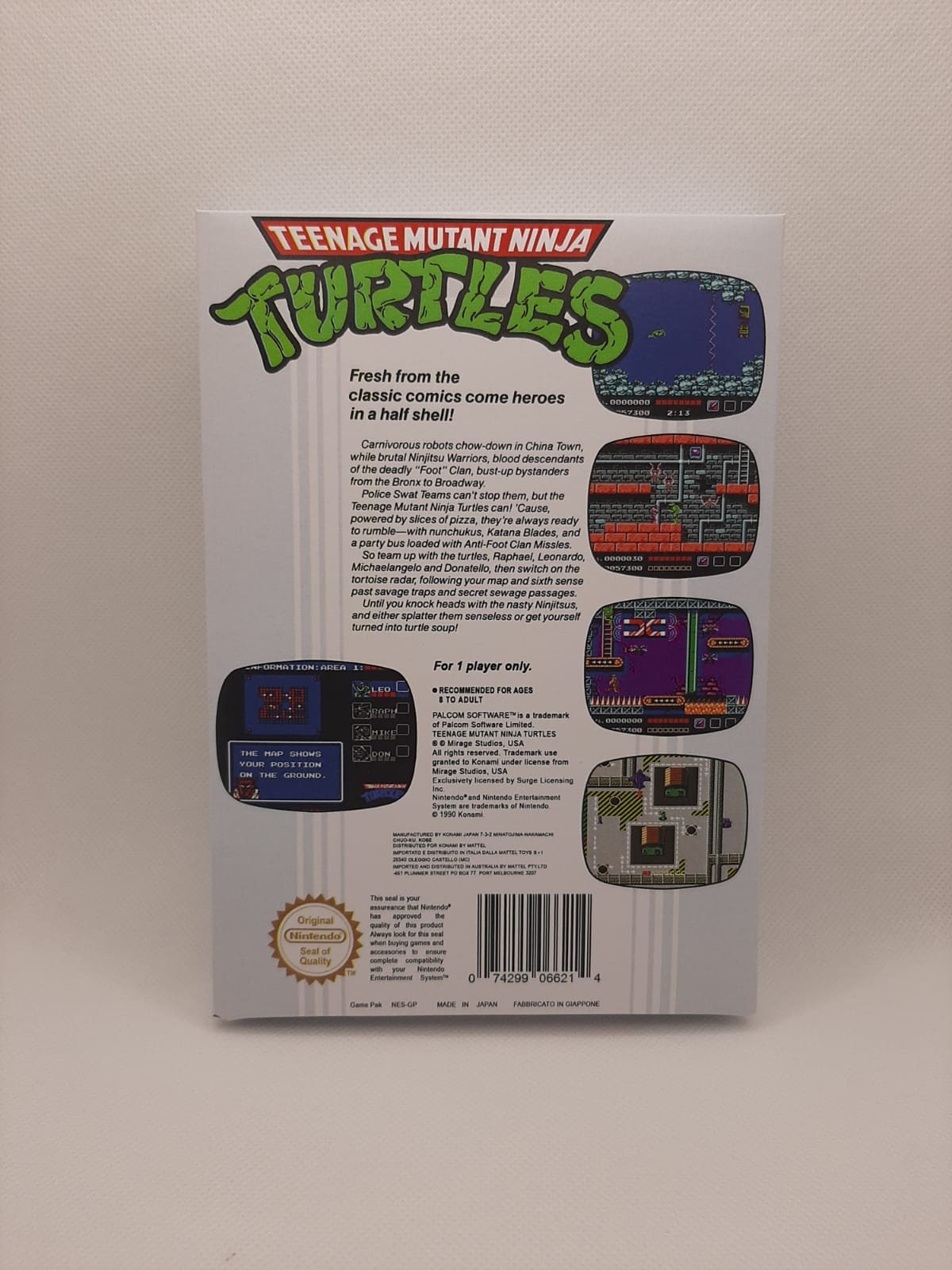 NES Teenage Mutant Ninja Turtles Box Cover Only - Etsy