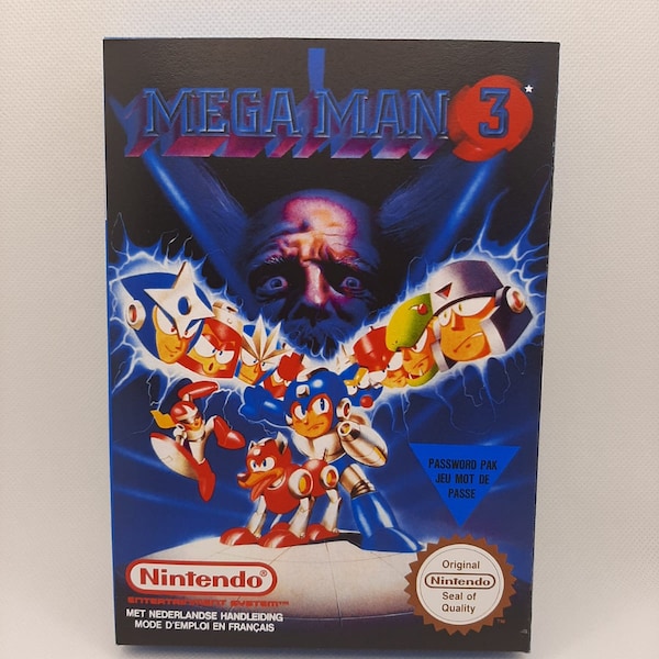 Mega Man 3 Box - Etsy