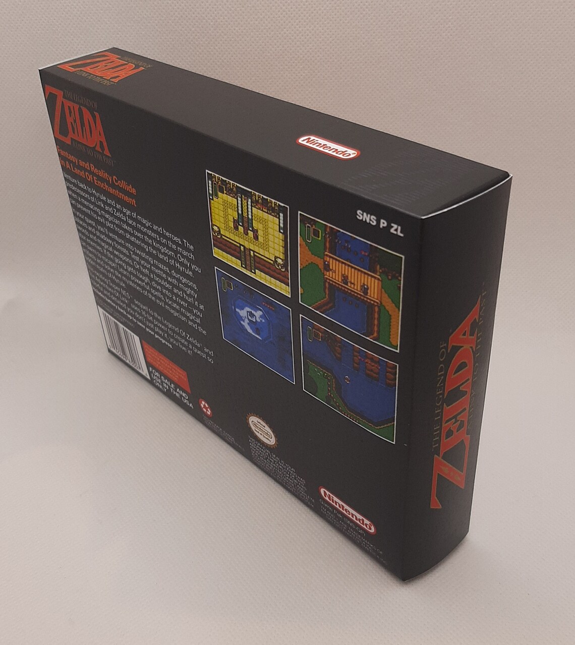 SNES - the Legend of Zelda A Link to the Past - Box Cover Only Ver.1 - Etsy