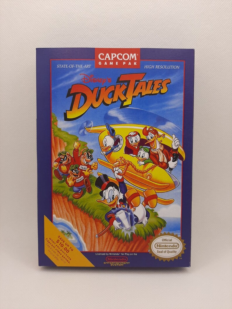 NES Ducktales - Solo Copertina Della Scatola - Etsy