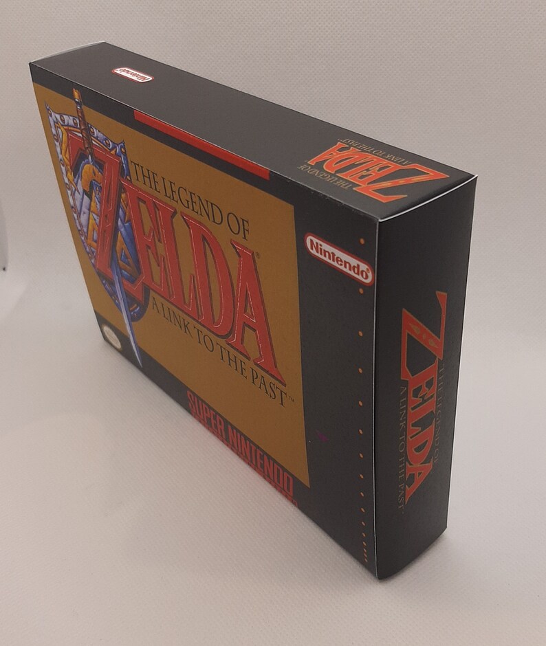 SNES - the Legend of Zelda A Link to the Past - Box Cover Only Ver.1 - Etsy