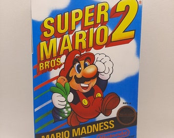 NES Super Mario Bros. 3 - Box Cover Only - Etsy