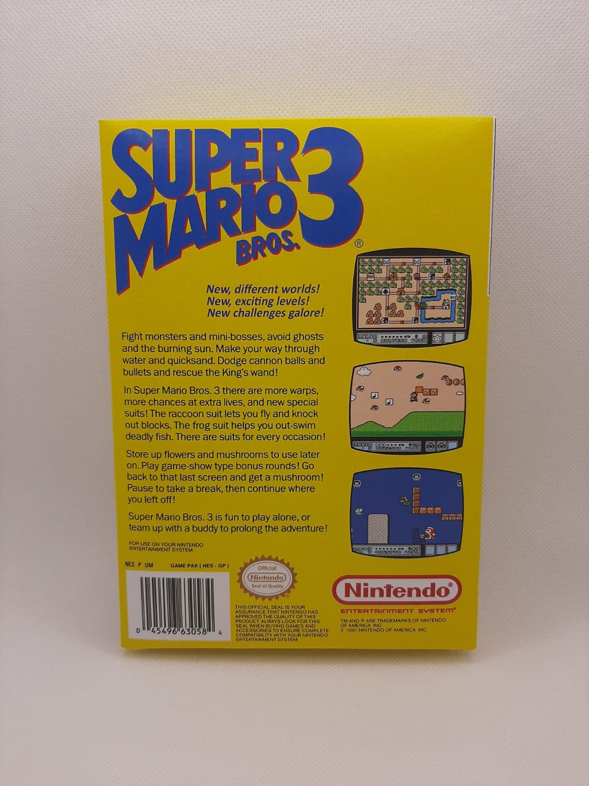 NES Super Mario Bros. 3 - Box Cover Only - Etsy