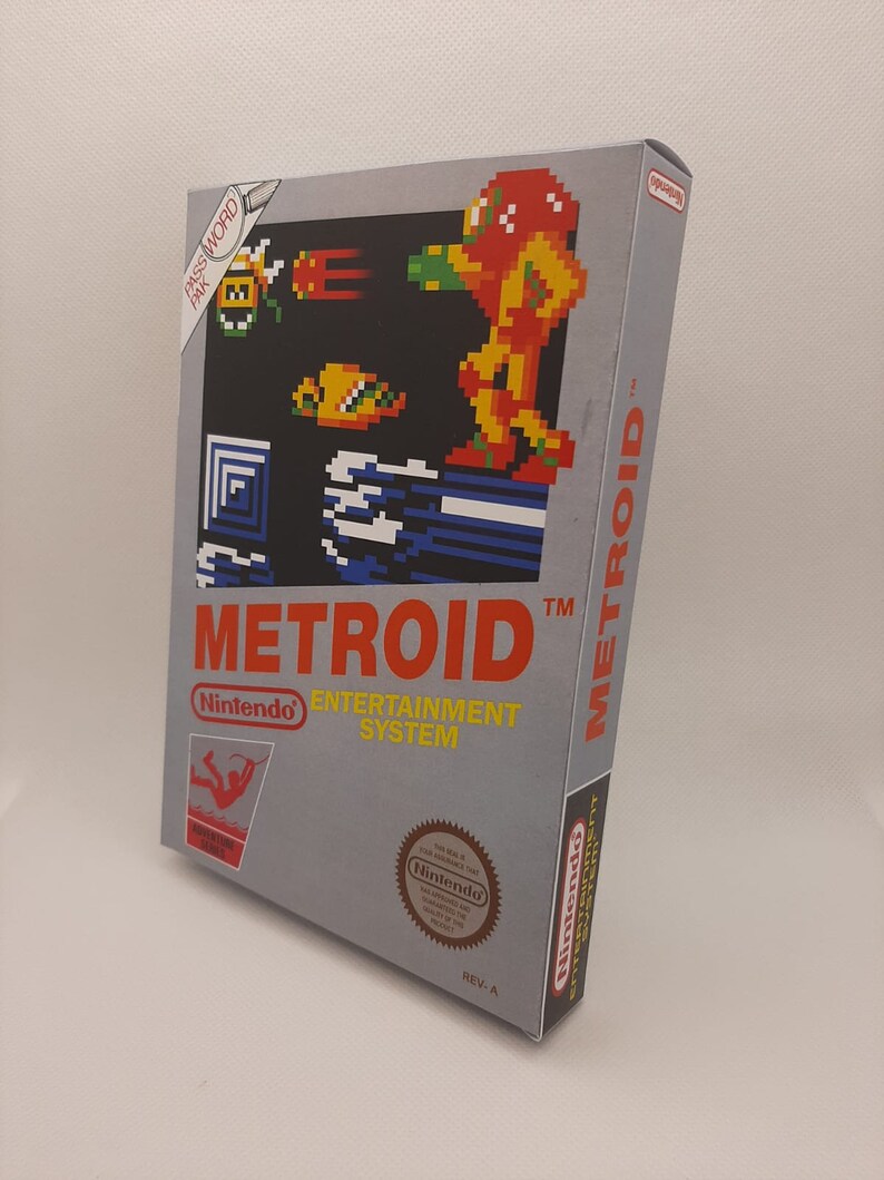 NES Metroid - Solo Coperchio Scatola - Etsy