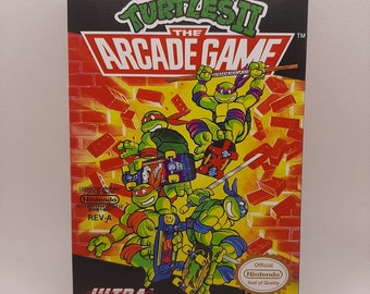 NES Teenage Mutant Ninja Turtles Box Cover Only - Etsy