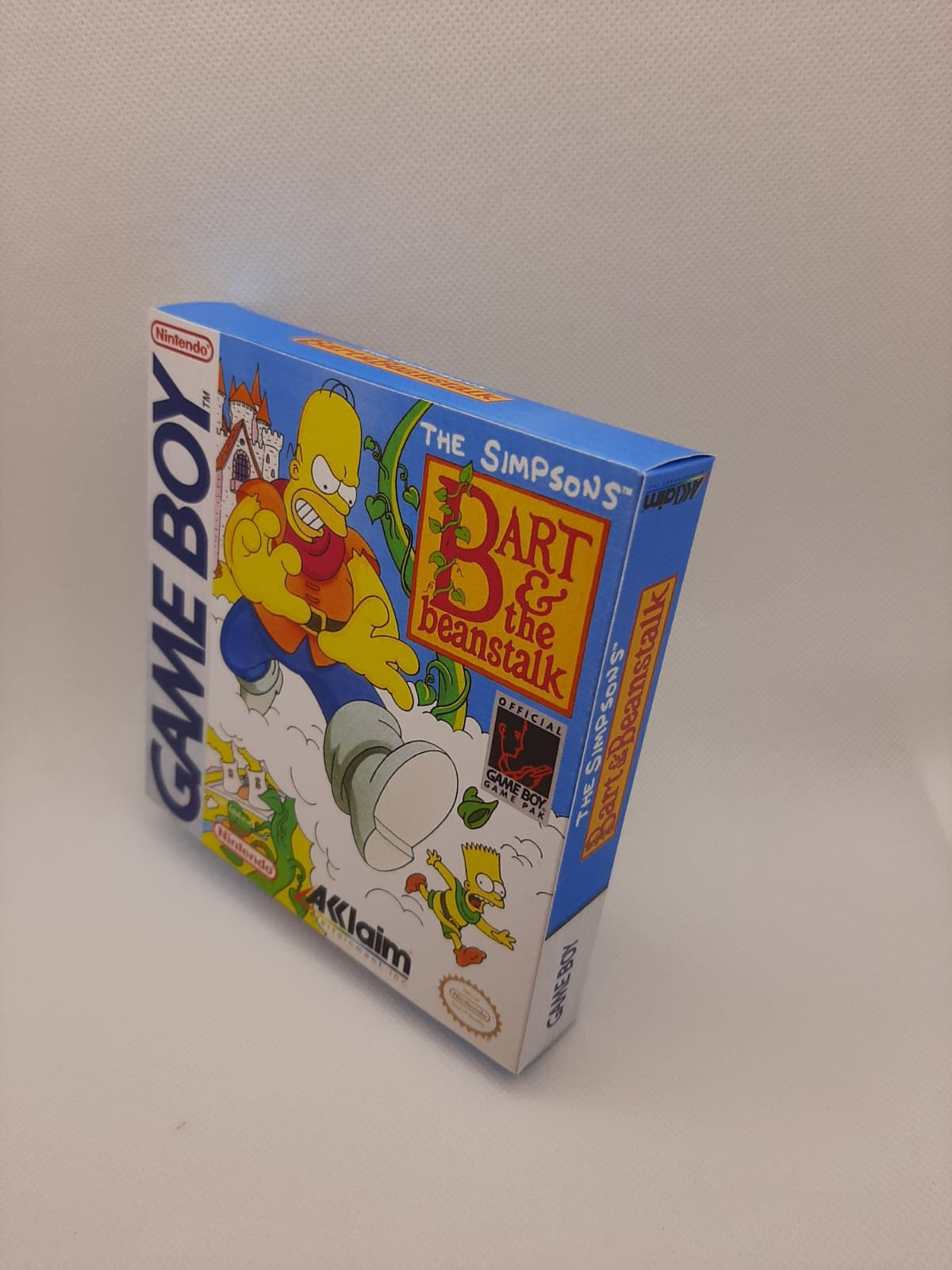 GAME BOY - the Simpsons: Bart & the Beanstalk - Box Cover Only - Etsy