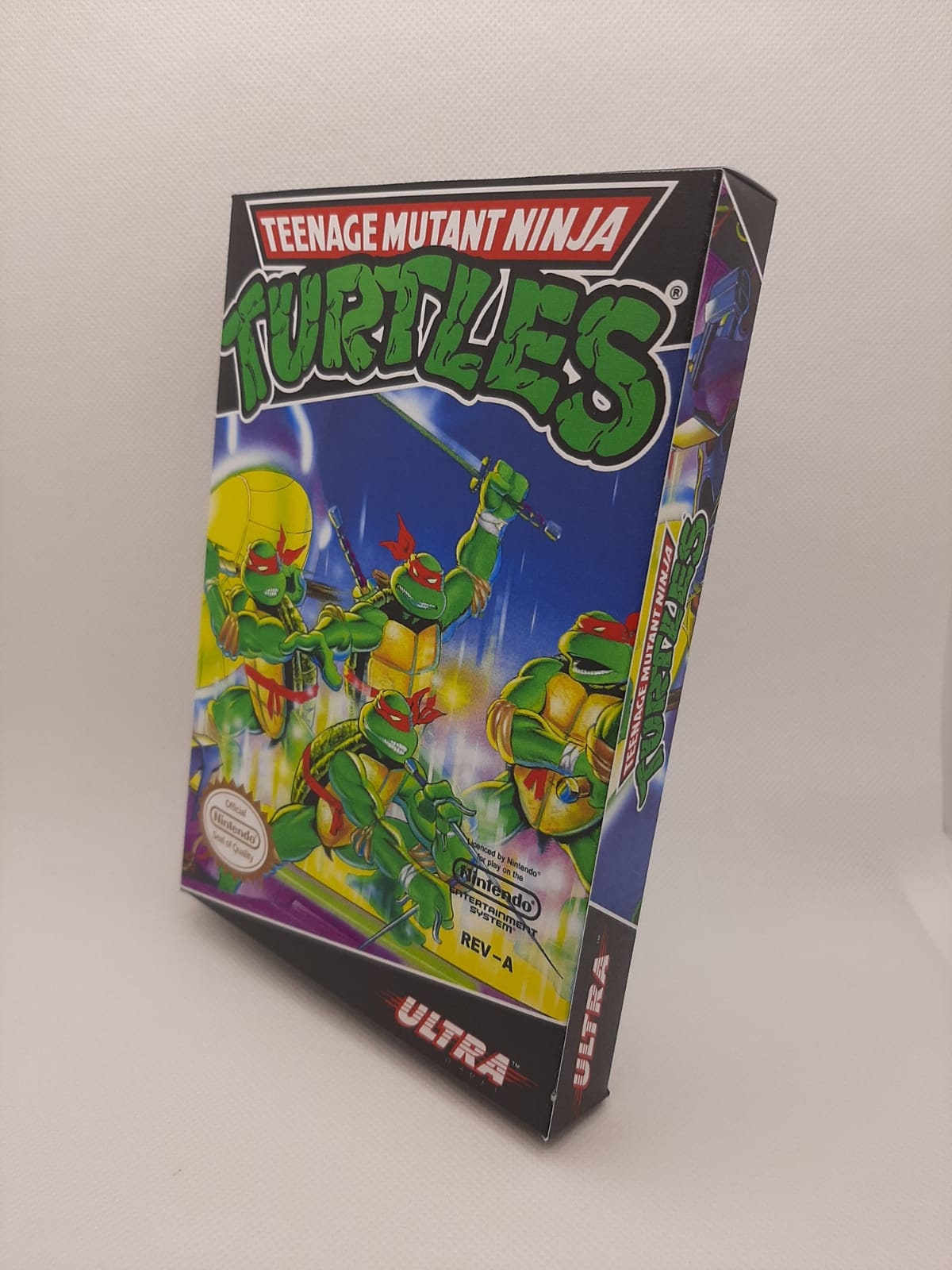 NES Teenage Mutant Ninja Tutles - Vers. 2 - Box Cover Only - Etsy