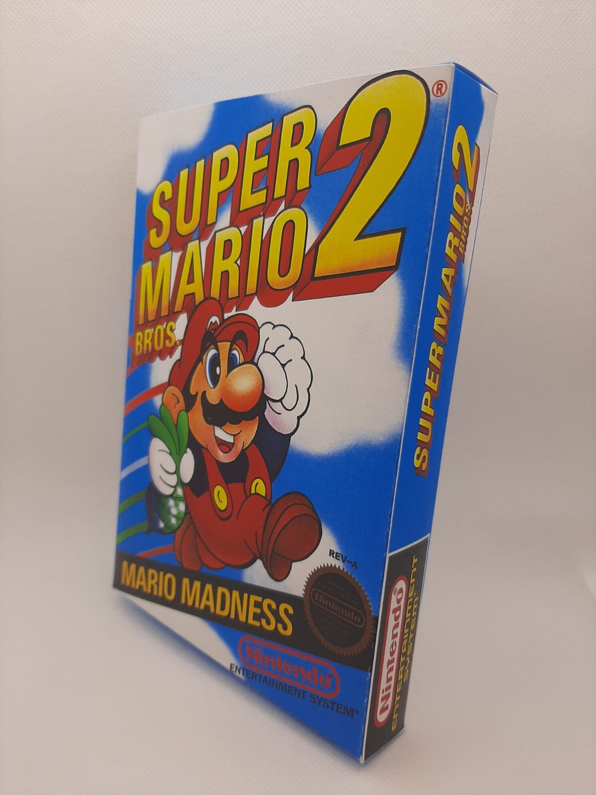 NES Super Mario Bros. 2 - Box Cover Only - Etsy