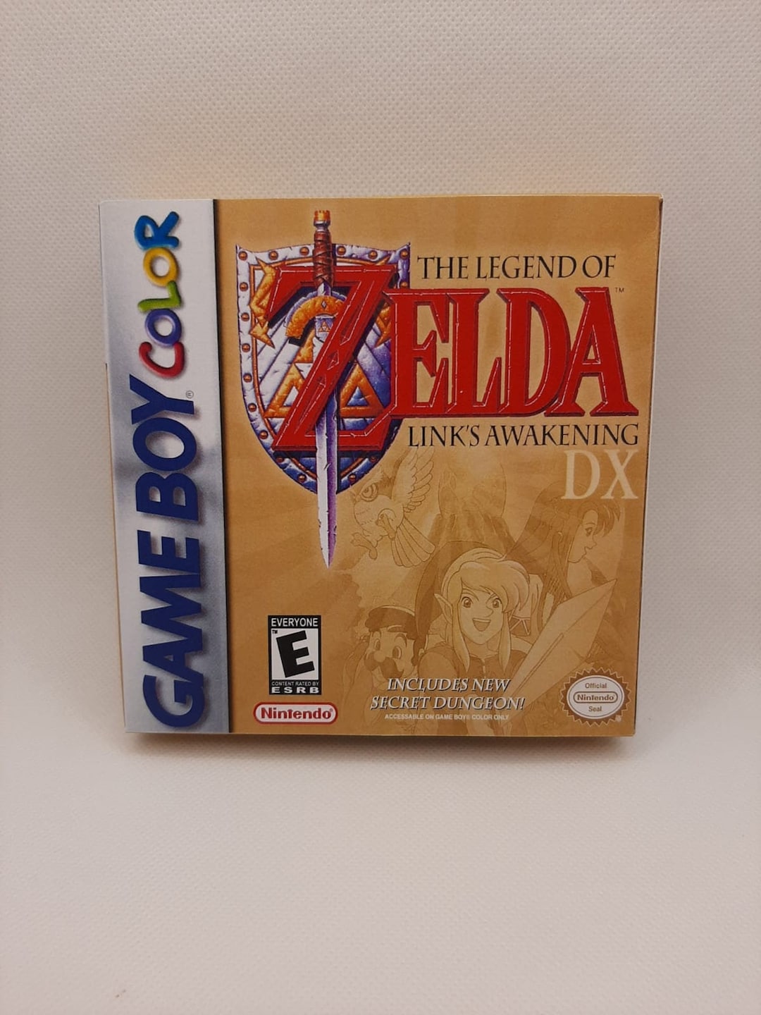 GAME BOY the Legend of Zelda Link's Awakening DX Box Cover Only - Etsy