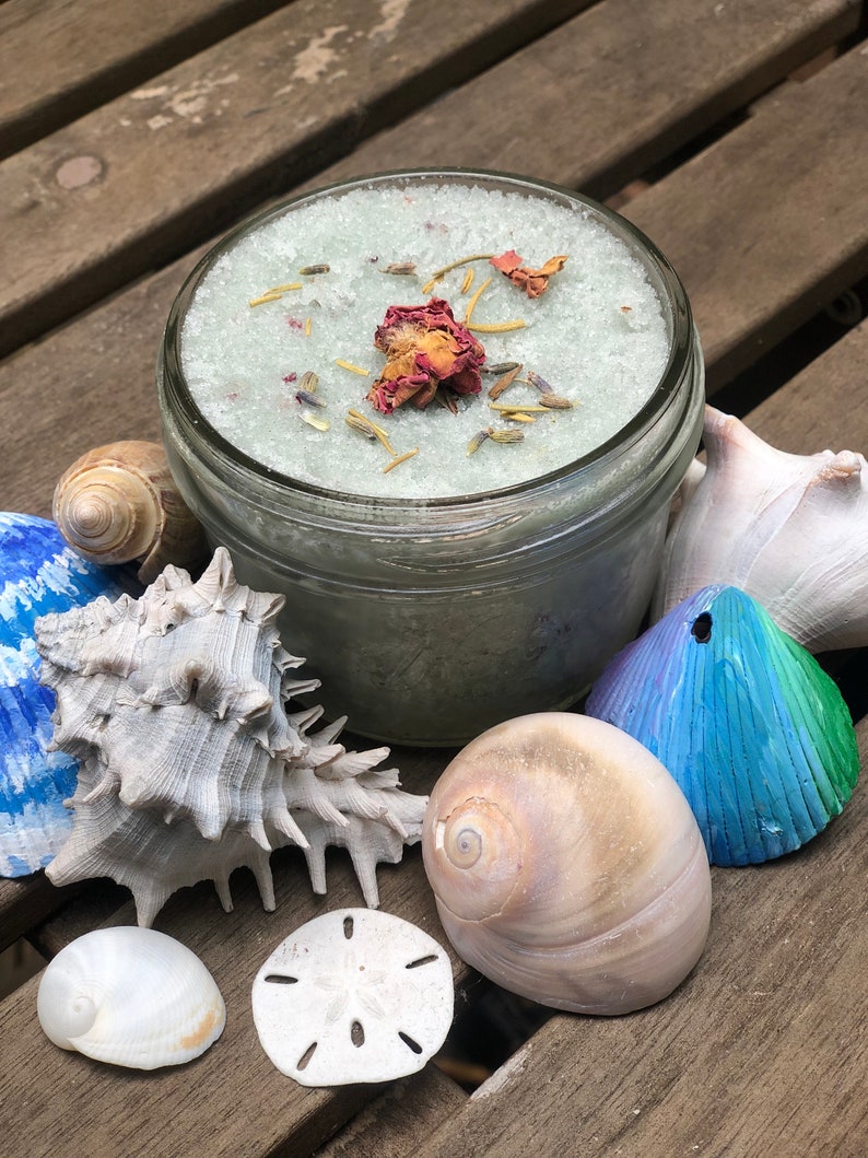 Under the Sea Mermaid Sugar Scrub and Epsom Salt Bath Soak, Handmade ...