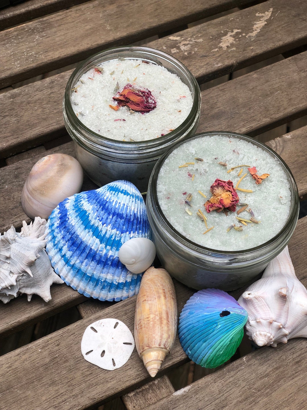 Under the Sea Mermaid Sugar Scrub and Epsom Salt Bath Soak, Handmade ...