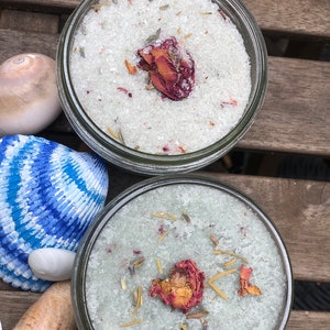 Under the Sea Mermaid Sugar Scrub and Epsom Salt Bath Soak, Handmade ...