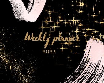 Modern Minimalistic Beige Weekly Planner - Etsy
