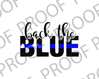 Police Svg, Back the Blue Svg, Thin Blue Line Svg, Police Officer Svg ...